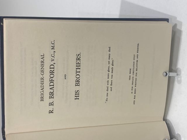 "Brigadier-General R.B. Bradford, and His Brothers"